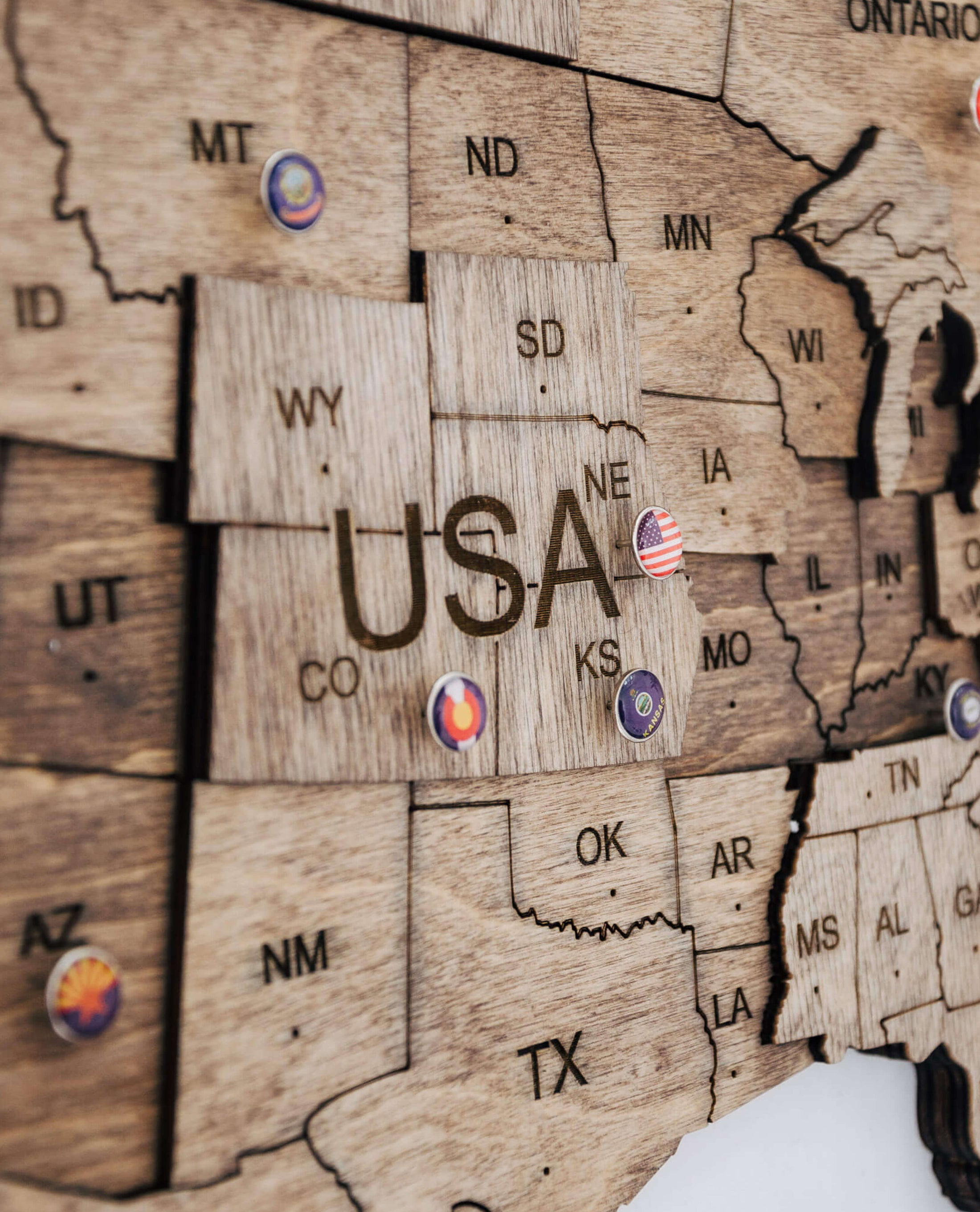 Mapa del mundo de madera 3D | Mapa de madera para su hogar – Wooden ...